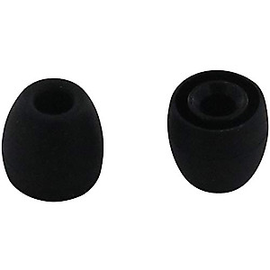 ALXCD Ear Tips Replacement for Powerbeats High-Performance Headphone, 8 Pairs S/M/L/D 4 Sizes Soft Ear Tips, Fit for Powerbeats Pro Powerbeats High-Performance, 8 Pairs (Black)