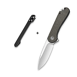 CIVIVI Elementum Bundled Titanium Pocket Clip