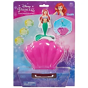 Swimways Disney Princess Ariel Dive N Surprise, Swimming Pool Accessories & Kids Pool Toys, Little Mermaid Party Supplies & Water Toys for Kids Aged 5 & Up