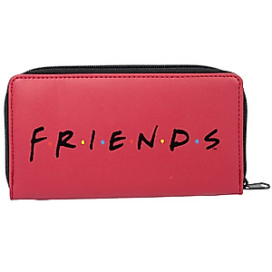 NBX Friends Central Perk Coffee Shop Red Zipped Purse