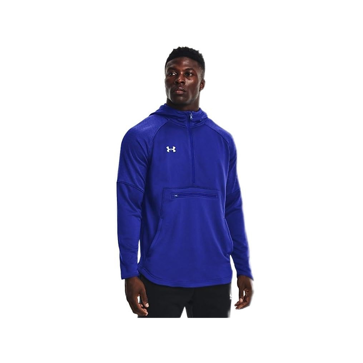 Under Armour Qualifier Mens Fleece Anorak 4XL Royal-white