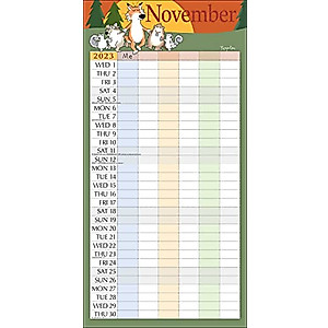 Sandra Boynton's My Family Calendar 17-Month 2022-2023 Family Wall Calendar