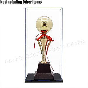 Odoria Clear Acrylic Assembly Required Display Box Case 14.6" High Dustproof Figure Gundam Display