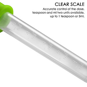 8 Pcs Liquid Droppers, SENHAI Silicone and Plastic Pipettes Transfer Eyedropper with Bulb Tip for Candy Oil Kitchen Kids Gummy Making - 7 Colors