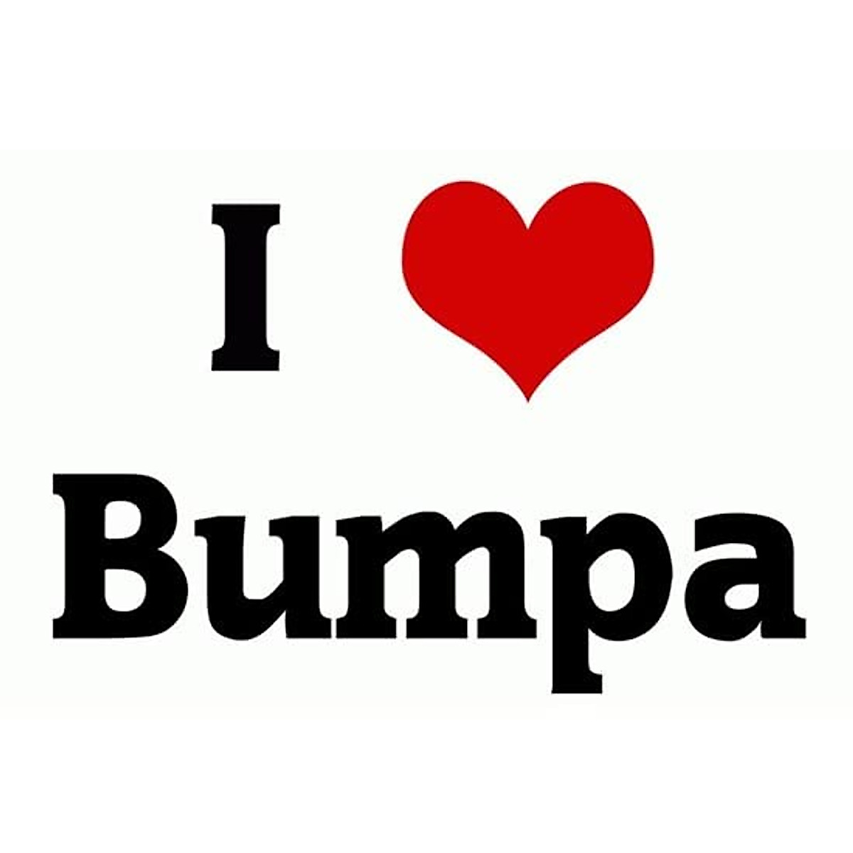 CafePress I Love Bumpa Mug Ceramic Coffee Mug, Tea Cup 11 oz