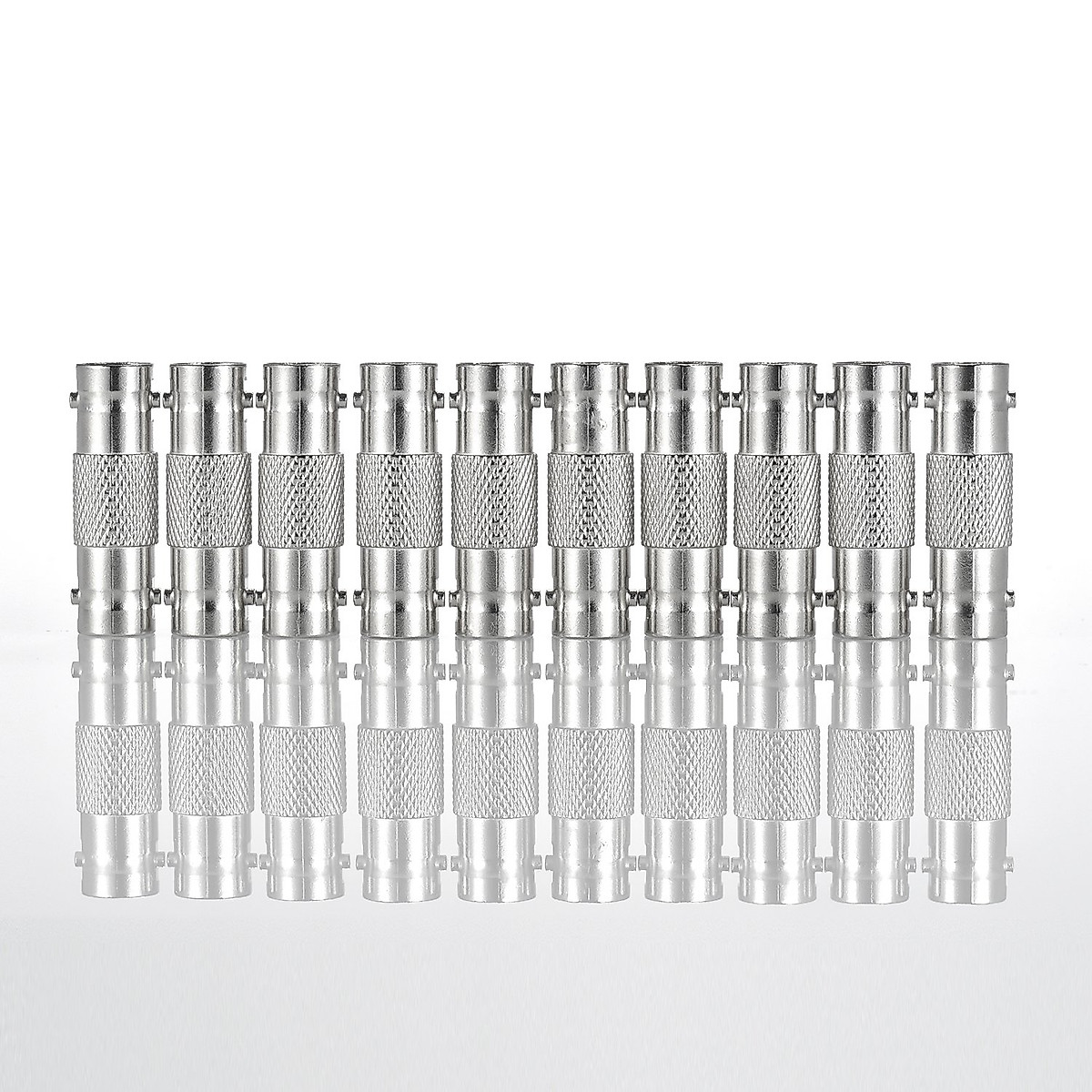 Warmstor 20 Pack BNC Female to BNC Female CCTV Security Camera Adapter Coupler Straight Extender Connector