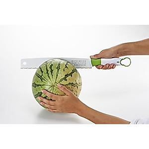 Crisp Melon Knife, White/Green