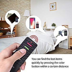 Upgraded Key Finder with Lanyard, Simjar Wireless RF Item Locator Tracker Support Remote Control, 1 RF Transmitter and 5 Receivers - Pet/Wallet/Phone/Glasses Tracker