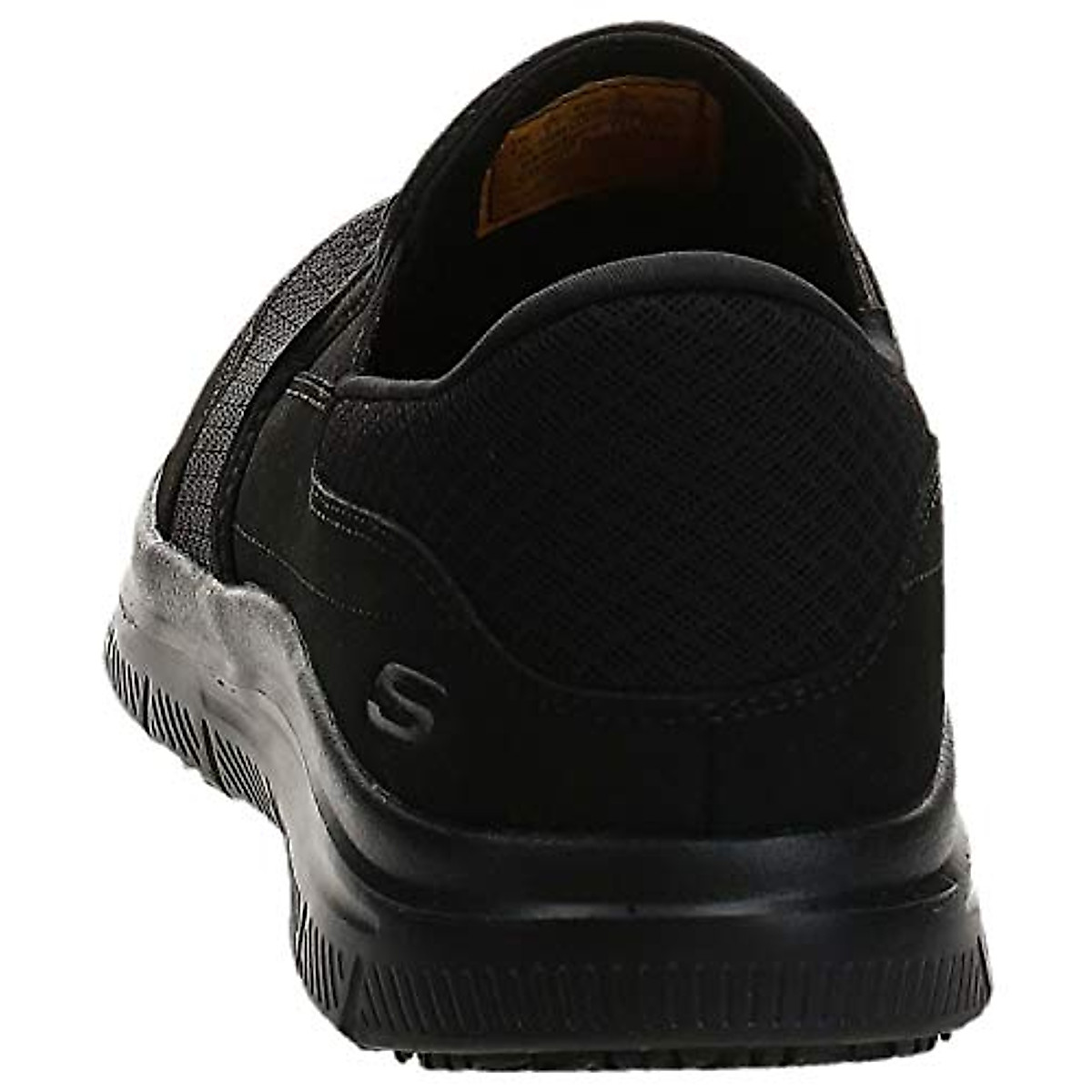 Skechers Men's Black Flex Advantage Slip Resistant Mcallen Slip On - 9.5 D(M) US