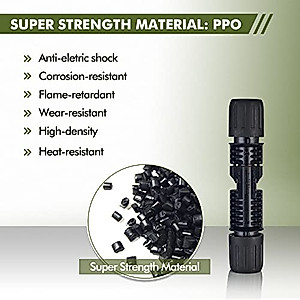 HQST 5 Pairs Solar Connectors Male/Female IP67 Waterproof Solar Panel Cable Connectors