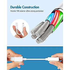 [Apple MFi Certified] Lightning to 3.5 mm Headphone Jack Adapter, 2 Pack Earphone Audio Jack Aux, Dongle Cable Compatible with iPhone 13/12/11 Pro/XR/XS Max/X/8/7 Support All iOS& Music Control