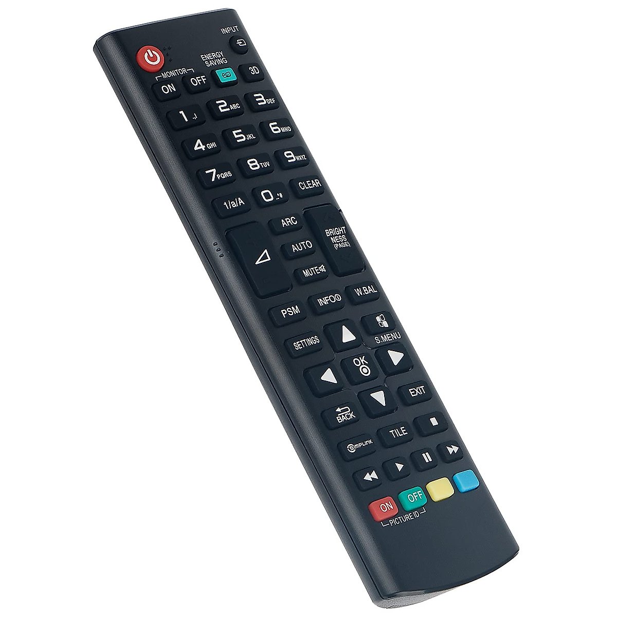 AKB73715642 Remote Control Replacement Supports for LG Monitor 55LS35A 42LS35A 32LS33A 47LS35A 42LS33A 55LS33A 65LS33A 47LS33A 42WL30MS 55WL30MS 60WL30MS 47WL30MS 55LS33A5BC 55LS33A5DC 42WL30MSD