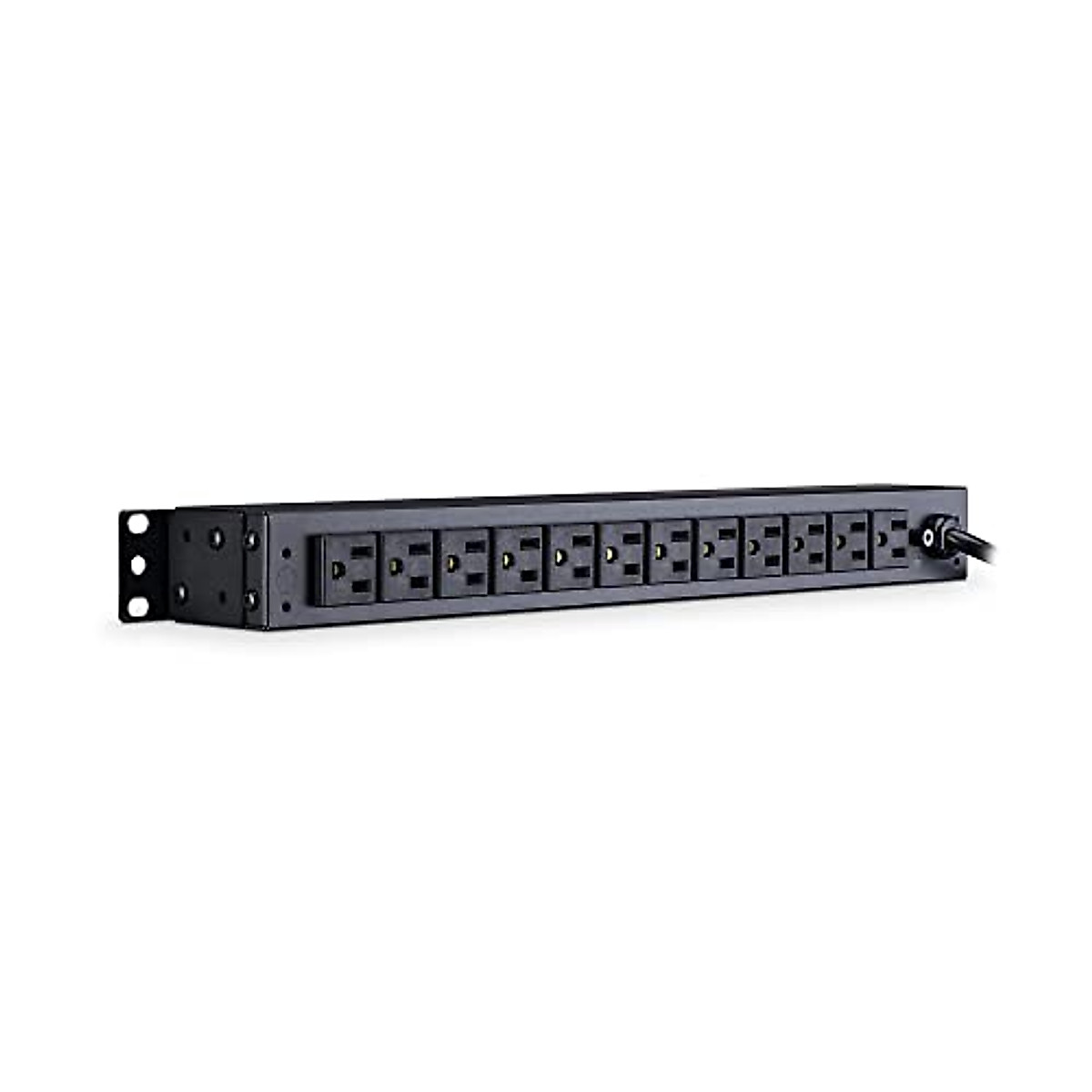 CyberPower PDU15B6F12R Basic PDU, 100-125V, 15A (Derated to 12A), 18 Outlets, 1U Rackmount