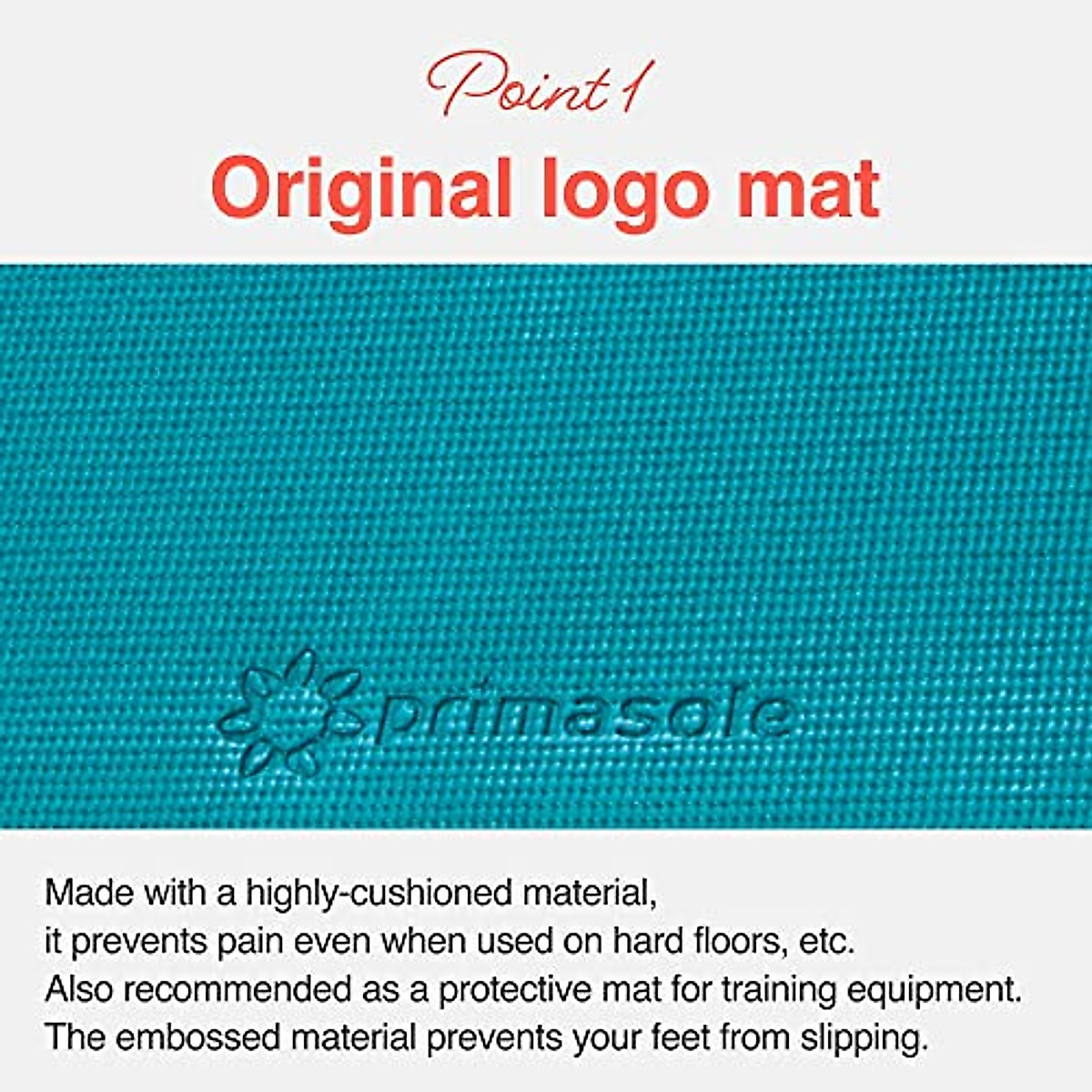 Primasole Yoga Mat with Carry Strap for Yoga Pilates Fitness and Floor Workout at Home and Gym 1/4 thick (Jango Green Color) PSS91NH004A