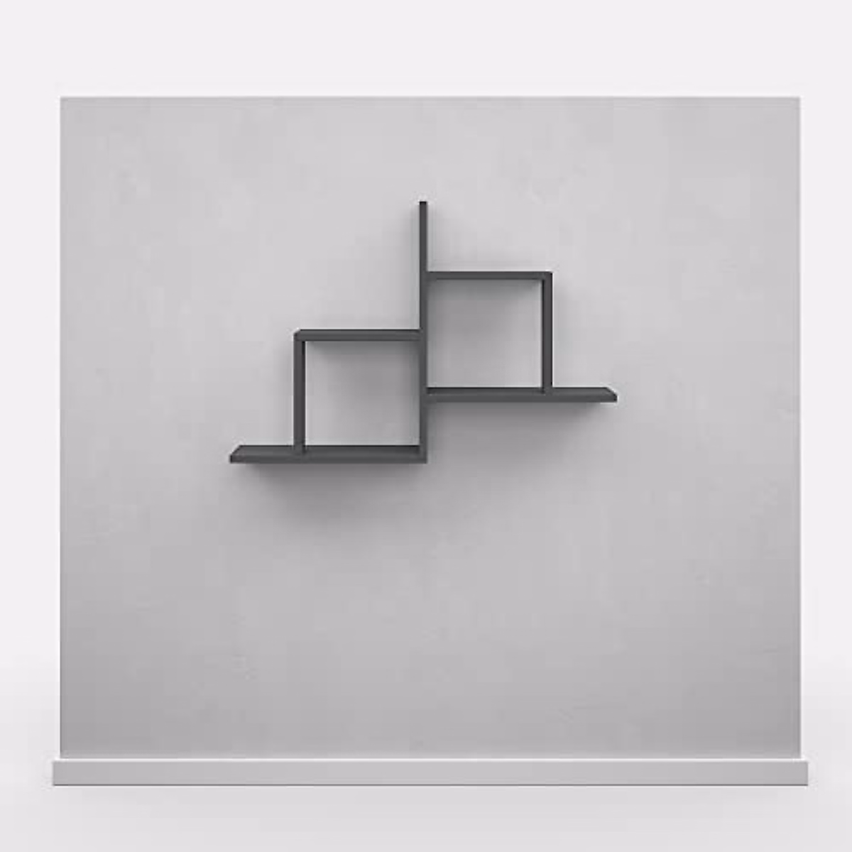 Ada Home Decor Webb Modern Anthracite Wall Shelf 22.83'' H x 33.86'' W x 7.87'' D / Wall Storage / Shelving Unit