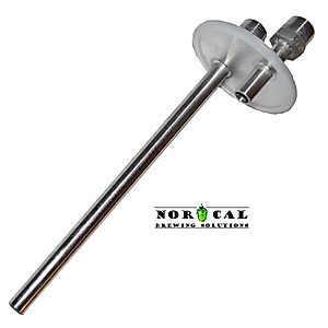 in-LINE Distilling Double Thumper KIT - 1/2" NPT Connections - for use with Two (2) Wide Mouth 64 Ounce Canning Jars