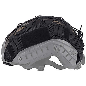 LANZON Tactical Multicam Helmet Cover for Fast Style Helmets (The Helmet is NOT Included) - Multicam Black