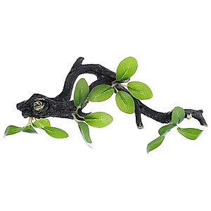 Simulation Resin Reptile Tank Accessories Resin Crafts Tree Parts Decor Reptile Accessories for Habitat Fish Tank Charms Reptile Decorations Aquarium Supplies Reptile Tank Decor