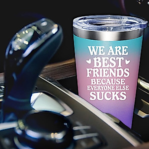 Fufendio Gifts for Women Friends - Best Friend Birthday Gifts for Women - Friendship Gifts, Valentines Day Gifts for Friend Female - Insulated Coffee Mug Tumbler Cup