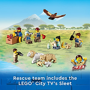 LEGO City Wildlife Rescue Camp 60307 Building Kit; Animal Playset; Top Toy for Kids Aged 6 and Up; New 2021 (503 Pieces)