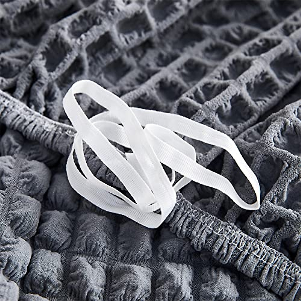 Bean Bag Chair Cover (No Filler, Cover Only) for Adults and Kids, Giant Soft PV Velvet Lazy Floor Sofa Bed Slipcover, Beanbag Protector Cover for Organizing Plush Toys or Textile (Light Grey)