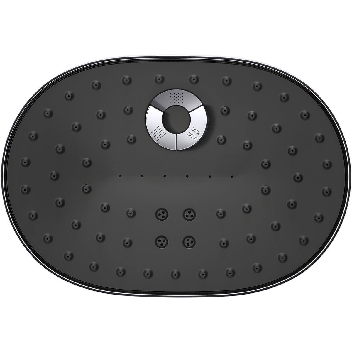 KOHLER 26290-CP Statement Multi-Function Showerhead, Wall-Mount, 3 Spray Settings, 2.5 GPM, Polished Chrome