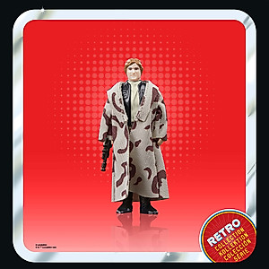 STAR WARS Retro Collection Han Solo (Endor), Return of The Jedi 3.75-Inch Collectible Action Figures, Ages 4 and Up