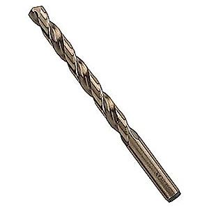 BOSCH CO2158 1-Piece 31/64 In. x 5-7/8 In. Cobalt Metal Drill Bit for Drilling Applications in Light-Gauge Metal, High-Carbon Steel, Aluminum and Ally Steel, Cast Iron, Stainless Steel, Titanium