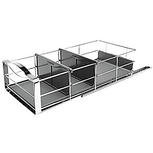simplehuman 14 inch Pull-Out Cabinet Organizer, Heavy-Gauge Steel Frame