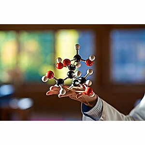 LINKTOR Chemistry Molecular Model Kit (444 Pieces), Student or Teacher Set for Organic and Inorganic Chemistry Learning, Motivate Enthusiasm for Learning and Raising Space Imagination, A Fullerene Set