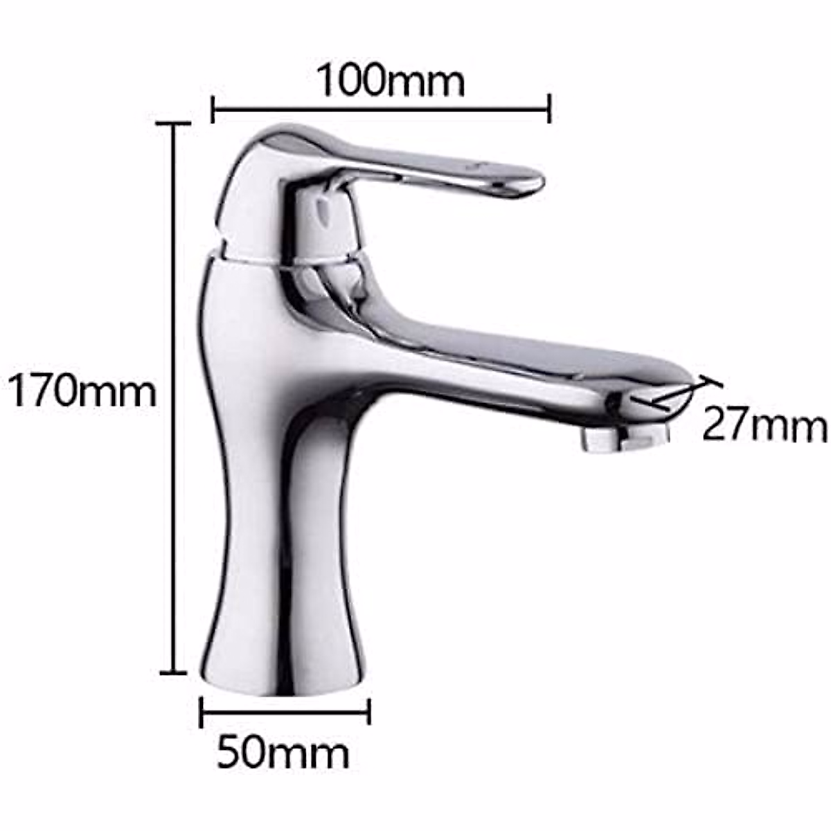WIMPBLADB Kitchen Taps Basin Faucet Basin Faucets Chrome Waterfall Bathroom Mixer Tap Shower Faucets Bath Water Mixer Tap Deck Mounted Faucets Taps