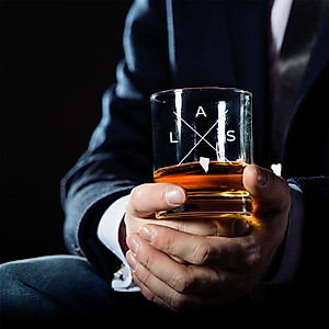 LAS Las Vegas Nevada Round Rocks Glass - Las Vegas Gift, Vegas Glass, Nevada Glass, Great Nevada Gift