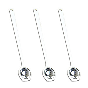 Hdtyyln Ice Tapper 3 Pcs Ice Mallet,Stainless Steel Ice Tapper,Ice Picks,Ice Crusher,Mallet Tool for Cocktails,Kitchen Gadget,Stainless Steel Tapper (White)