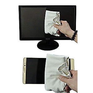 Trainshow Car Drying Natural Chamois Cleaning Cloth Premium Genuine Deerskin Leather Towel for Auto Car Washing and for Precision Instrument 3-Pack 2-Pack 1-Pack (12.6''X20'' (3-Pack))