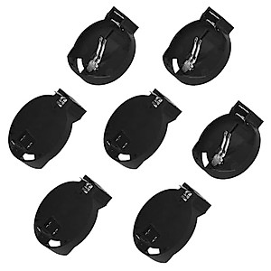 WMYCONGCONG 30 PCS CR2032 CR2025 Coin Button Cell Battery Holder Case, Black