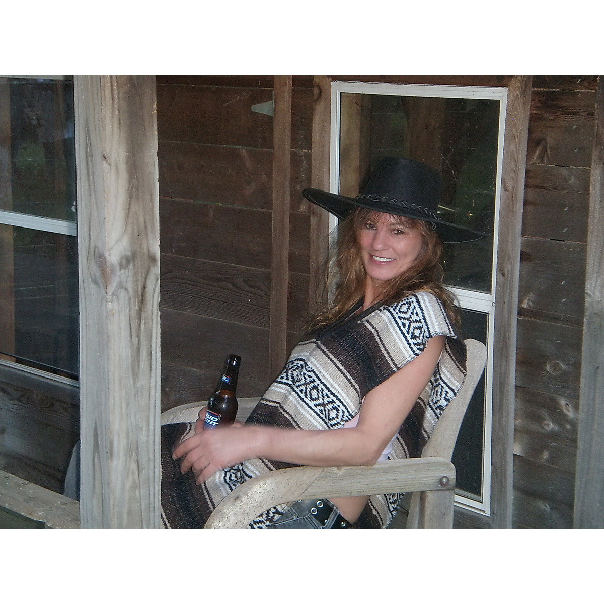 Sharpshooter High Plains Drifter Clint Eastwood Bounty Hunter Black Leather Hat