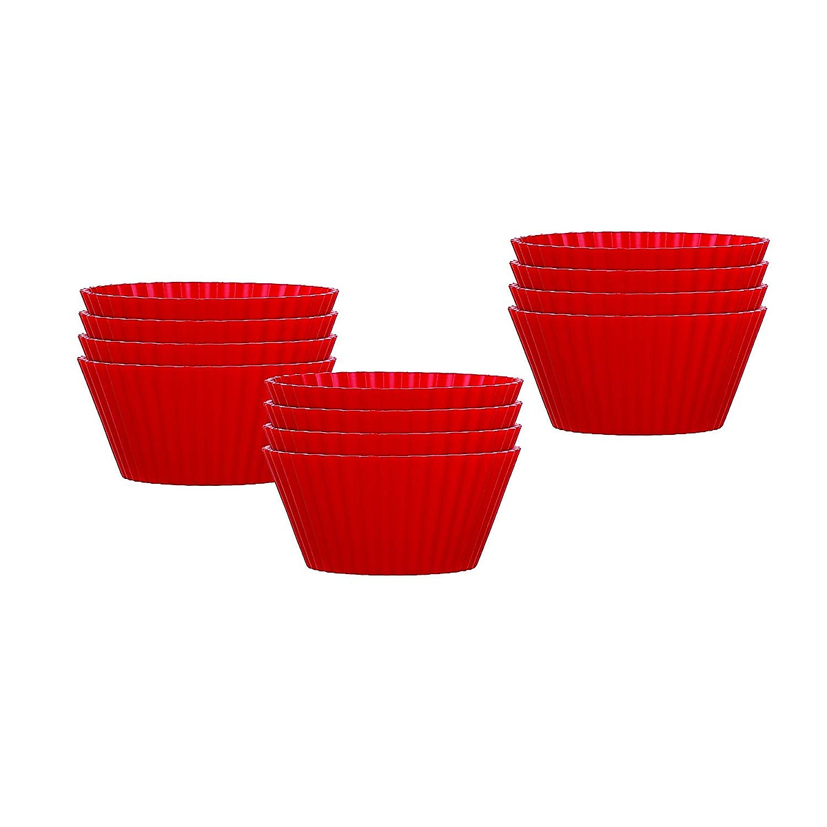 Mrs. Anderson’s Baking Silicone Muffin Cups, Regular Size, 2 Sets of 12