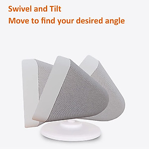 AutoSonic Stand for Echo Show 5 (1st Gen and 2nd Gen) | Adjustable Design Compatible with Alexa Show 5 | Magnetic,Swivel and Tilt | White