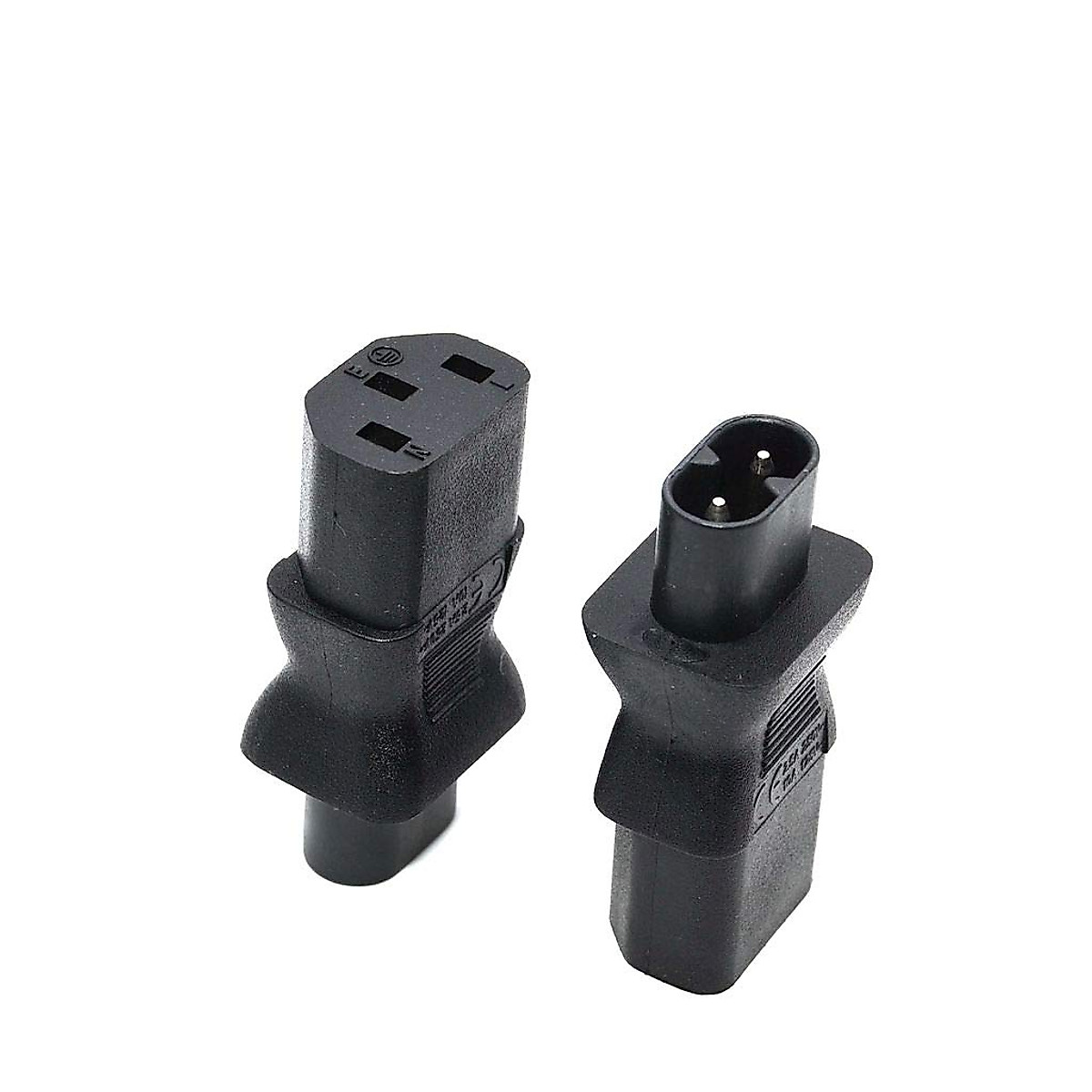IEC 320 C7 Male to C13 3Pin Female Power Adapter C14 to C8 C7 to C13 IEC 3Pin Female to 2Pin Male