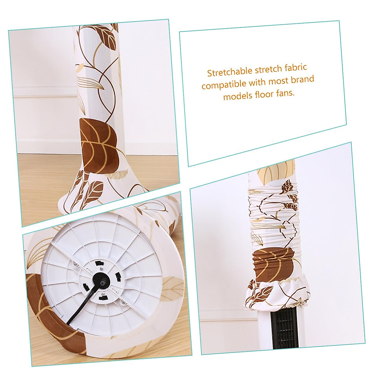 USHOBE Stand Fan Cover Home Accessories Sturdy Tower Fan Cover Electric Fan Cover Floor Fan Polyester Fan Covers Fan Protectors Fan Protector