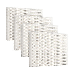 Fil-fresh MD1-0034 Replacement Humidifier Wick, Replacement Filter Compatible with Vornado Evaporative Humidifier Evap40, Evap2, EV100, EV200, EVDC300, EVDC500, High Moisture Output, 4-Pack