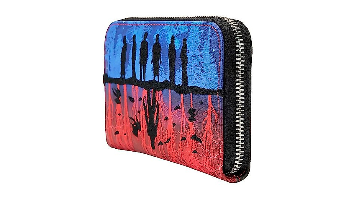 Netflix Stranger Things Wallet – Upside Down Shadows Zip-Around Design