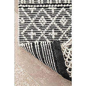 nuLOOM Texture Supreme Wool Area Rug, 5' x 8', Ivory
