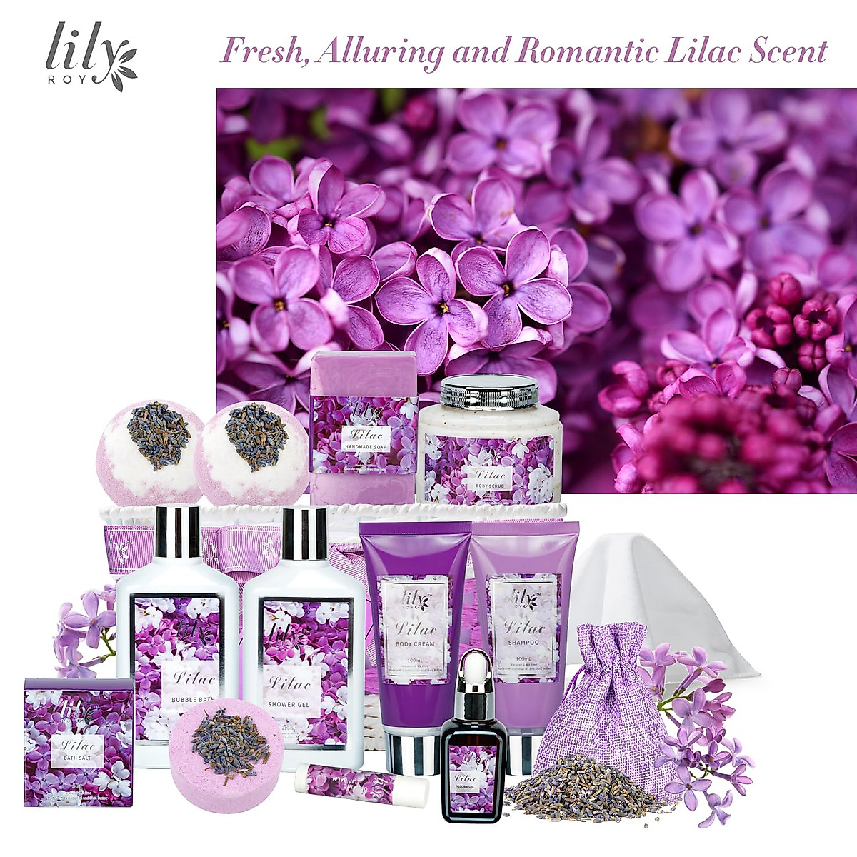 16Pcs Spa Gift Set for Women Bath and Body Gift Basket Set for Women Spa Kit Set for Women Valentines Gifts Mothers Day Mom Gift Birthday Gifts Spa Gift Basket Set for Women Christmas Bath Spa Set