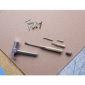 Kikkerland Multi Tool Handy Hammer with 6-in-1 Screwdriver Set, Household Tools,