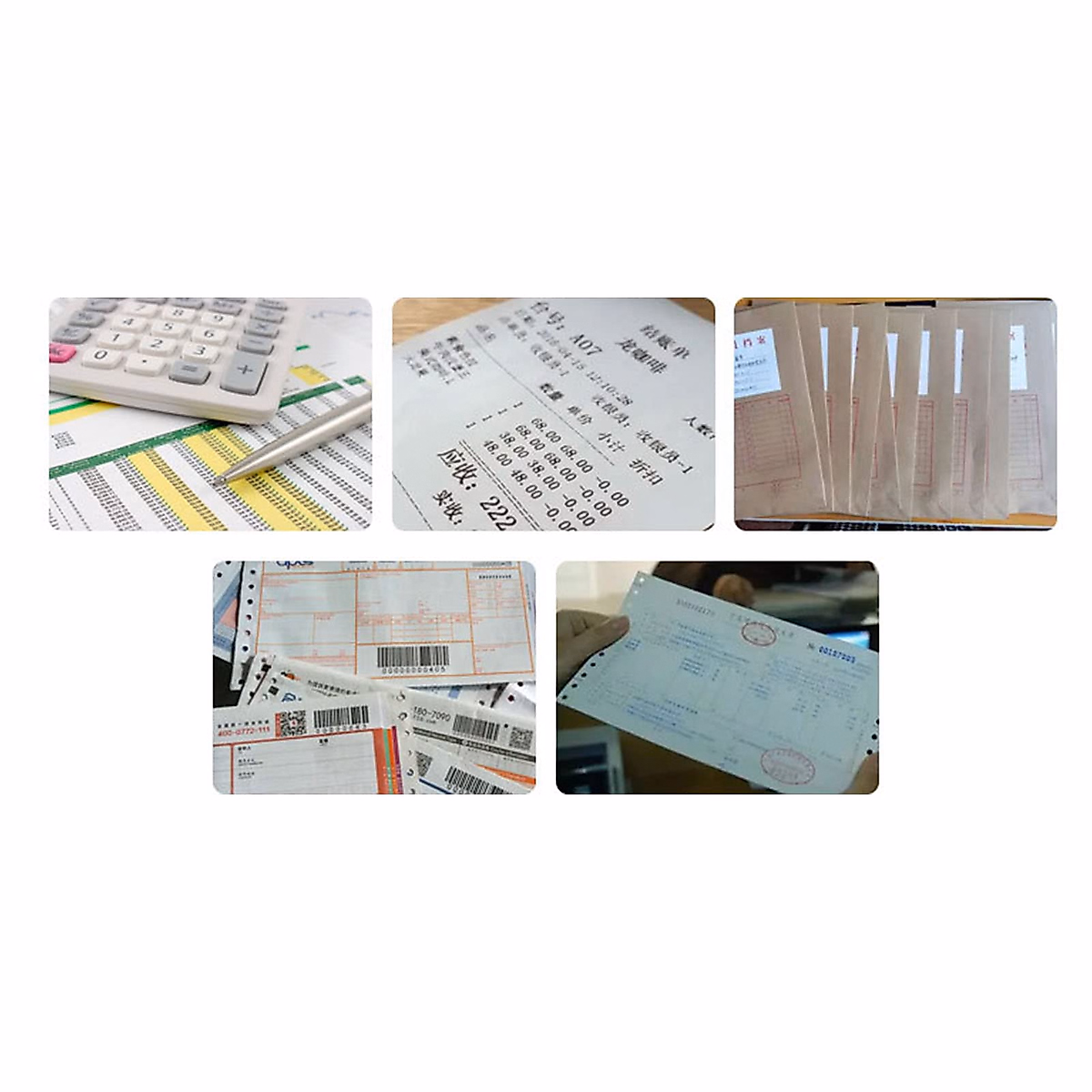 Fdit Portable Mini Paper , Multifunctional USB Electric Portable Credit Card for Office Household