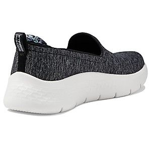 Skechers Women's GO Walk Flex-Clever View Sneaker, Black/White, 5.5