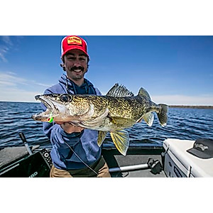 Northland Fishing Tackle Freshwater Tungsten Short Shank Fishing Jig for Bass, Walleye, Trout, and Many Others, Firetiger, 1/8 Oz 1/0 Hook, 2/Card