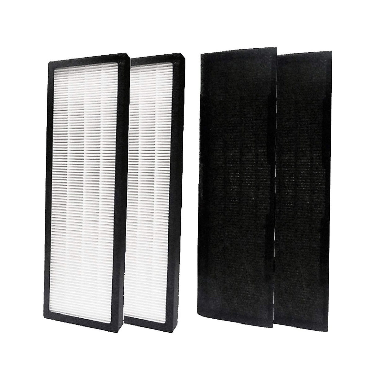 Nispira FLT5000 True HEPA Filter Replacement For Air Purifier AC5000, AC5000e, AC5250pt, AC5350b, AC5350bca, AC5350w, AC5300b, Black Decker BXAP040, BXAP250, Idylis IAP-GG-125, 2 Packs