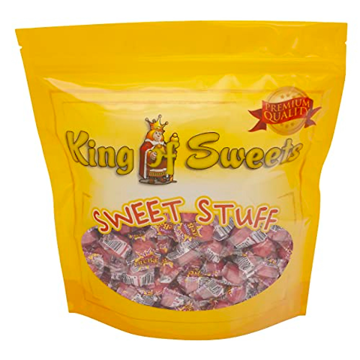 Atomic Fireballs - Medium - Ferrara Candy Co. | Intensely Cinnamon Hard Candy + Individually Wrapped Candy Pack | Movie Theater & Halloween Candy Pack | XL 5 Pound Bulk Candy Bag King of Sweets